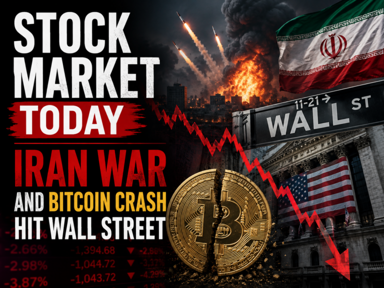 Stock Market Today Iran War | Bitcoin Crash Hit Wall Street